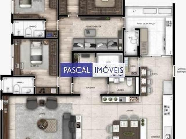 Apartamento Perdizes 3 suítes 03 vagas