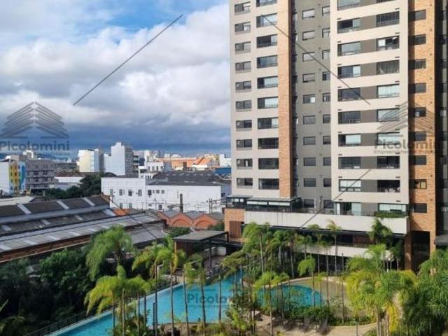 Apartamento, Piscine Station Resort Brás, Mobiliado, fino acabamento, com 57 metros, com sacada go