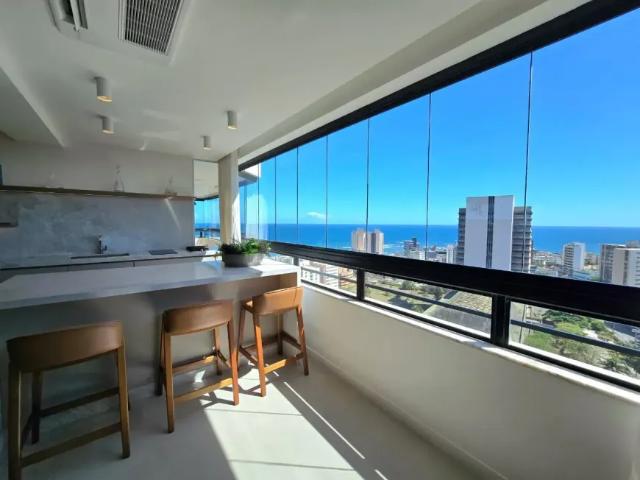 Apartamento pituba ville porteira fechada 4/ sendo 2 asuites finamete decorado