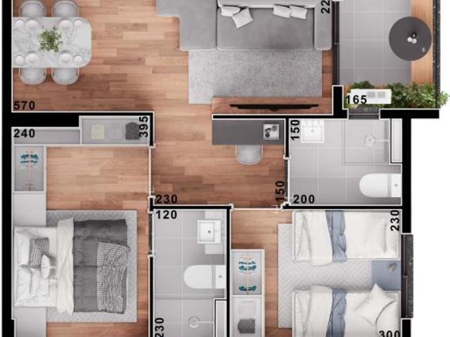 Apartamento, Portão, Curitiba, PR