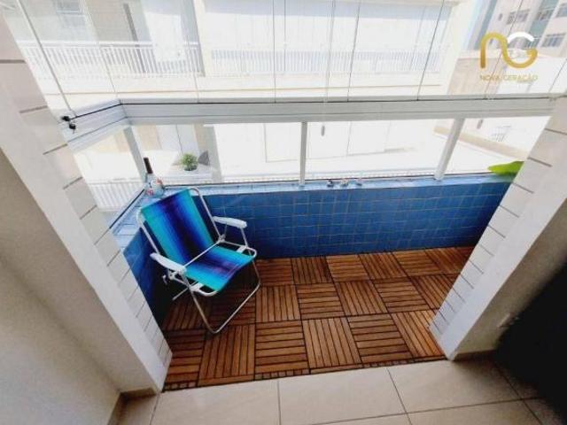 Apartamento PORTEIRA FECHADA, com 1 dormitório à venda, 45 m² por R$ 360.000 Aviação Praia Grand
