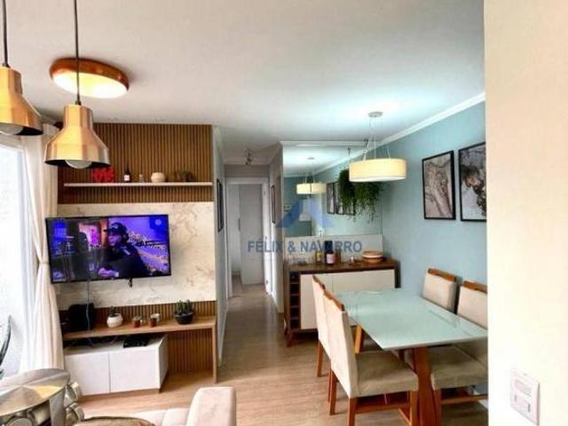 Apartamento PORTEIRA FECHADA com 2 dormitórios à venda, 45 m² por R$ 420.000 Vila Palmeiras São