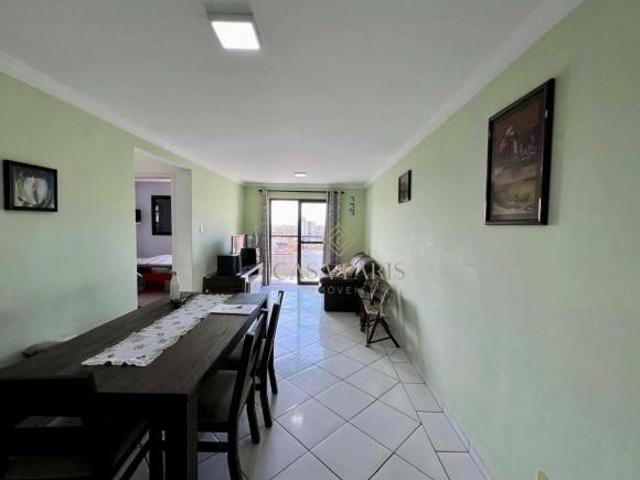 Apartamento PORTEIRA FECHADA com 2 dormitórios à venda, 82 m² por R$ 450.000 Ocian Praia Grande/