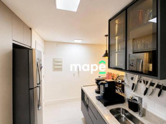 Apartamento porteira fechada com 2 dormitórios à venda, 82 m² por R$ 1.180.000 Aparecida Santos/
