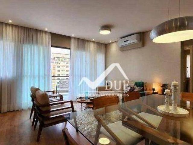 Apartamento Porteira Fechada com 3 dormitórios à venda, 110 m² por R$ 1.190.000 Gonzaga Santos/S