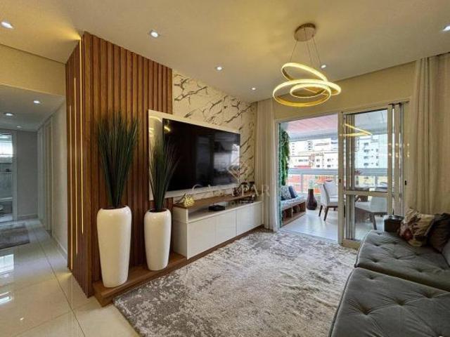Apartamento PORTEIRA FECHADA com 3 dormitórios à venda, 147 m² por R$ 1.850.000 Canto do Forte P