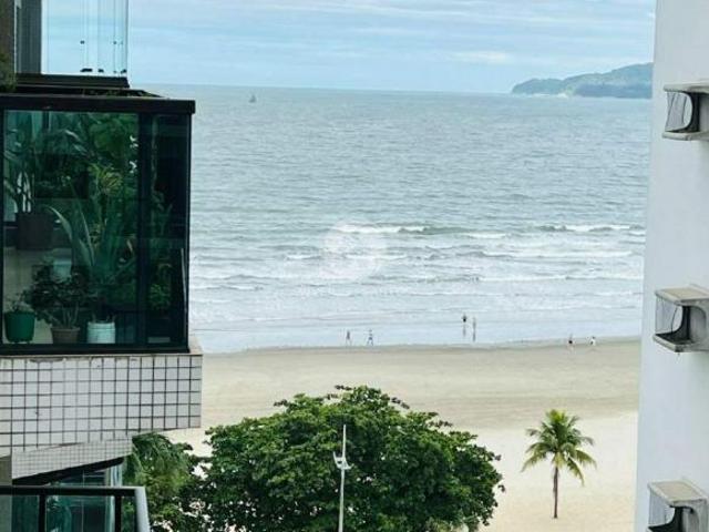 Apartamento porteira fechada com 3 quartos vista mar no Boqueirão em Santos