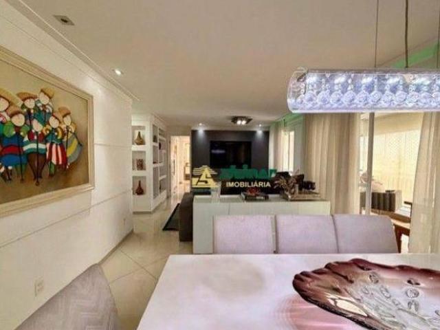 Apartamento porteira fechada, condomínio varandas 3 dormitórios à venda, 124 m² por R$ 1.565.000