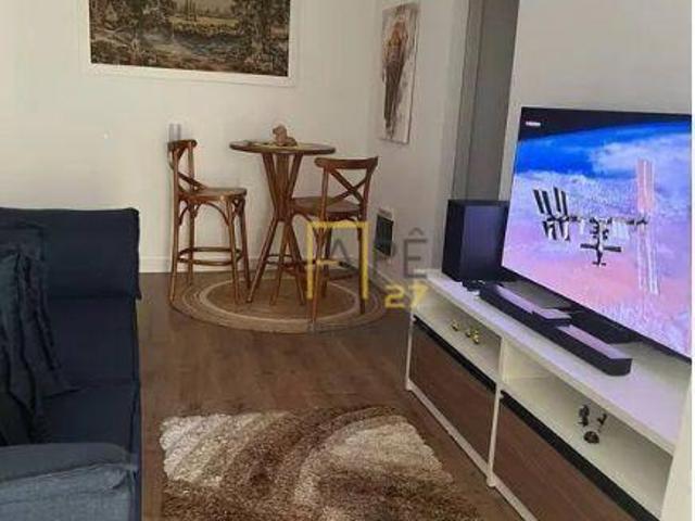 Apartamento Porteira Fechada Estilo LOFT 1 Quarto Sala Varanda Vista Livre, Ar Condicionado 1 VAGA