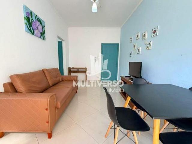 Apartamento porteira fechada 1 dormitório reformado UMA QUADRA DA PRAIA BOQUEIRÃO em Santos