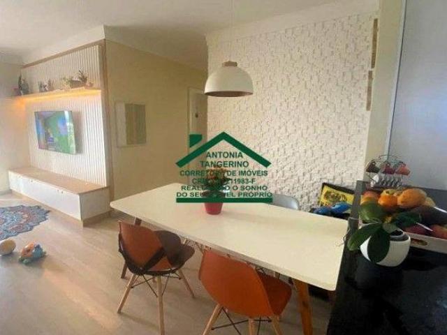 APARTAMENTO PLANEJADO 3 DORMS. 1 SUÍTE 68M²–VAGA COBERTA–JORDANÓPOLIS–ARUJÁ/SP