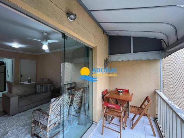 Apartamento próximo à praia com sacada — Enseada — Guarujá