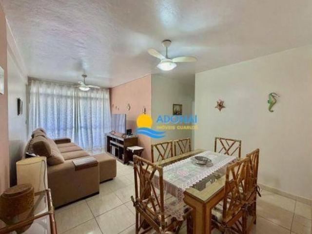Apartamento próximo à praia com sacada — Jardim Asturias — Guarujá
