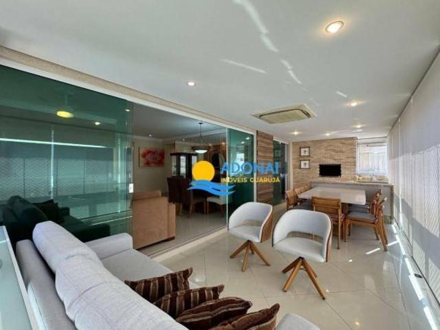 Apartamento próximo à praia com varanda gourmet — Enseada — Guarujá