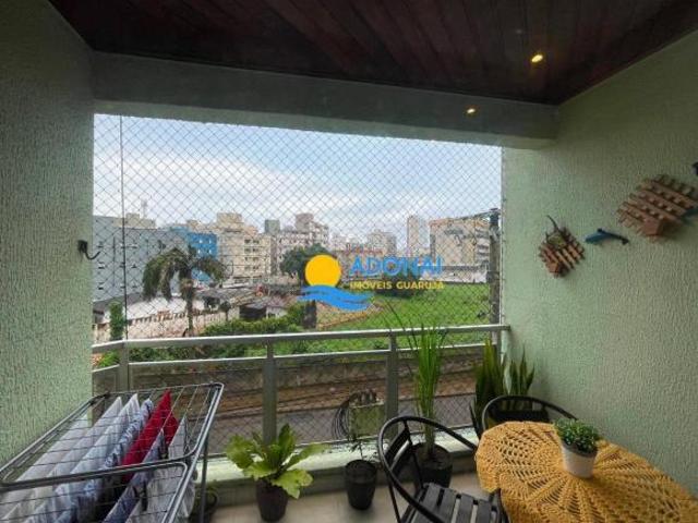 Apartamento próximo à praia com varanda gourmet — Enseada — Guarujá