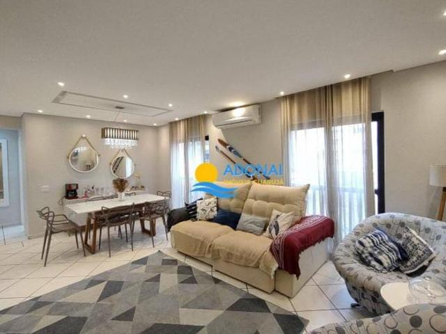 Apartamento próximo à praia com varanda gourmet — Enseada — Guarujá