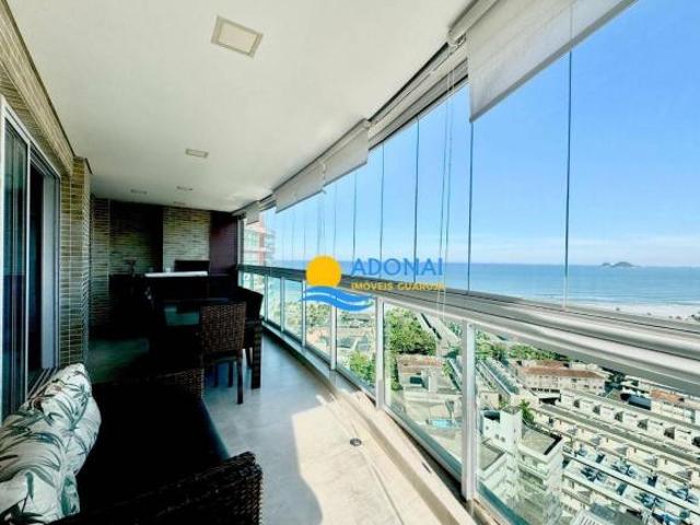 Apartamento próximo à praia com varanda gourmet — Enseada — Guarujá