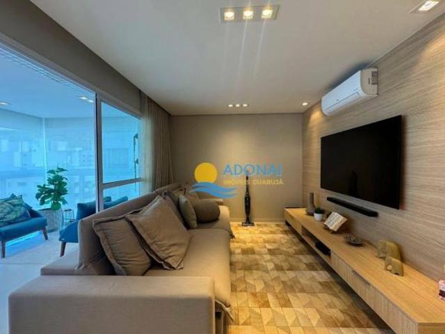 Apartamento próximo à praia com varanda gourmet — Pitangueiras — Guarujá