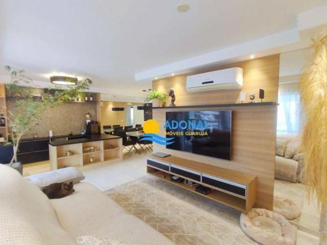 Apartamento próximo à praia com varanda gourmet — Pitangueiras — Guarujá