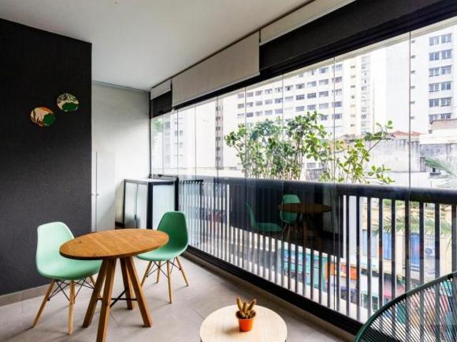 Apartamento próximo ao Metrô Santa Cecília, mobiliado, 1 dormitório e 1 vaga