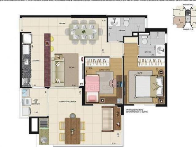 Apartamento pronto com 2 dormitórios e Suíte e 2 Vagas no Tatuapé