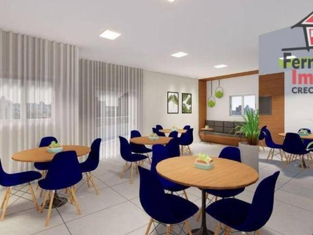 Apartamento pronto com 2 quartos à venda, 56 m² por R$ 401.000 Mirim Praia Grande SP