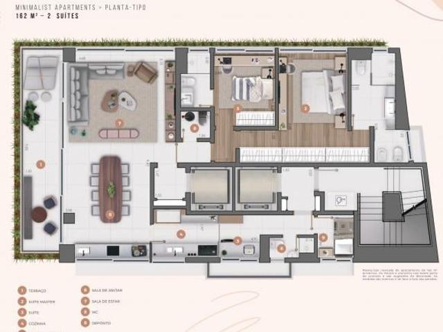 Apartamento pronto e decorado de luxo Ed. Bellis Ap no 10º andar