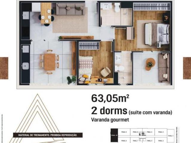 Apartamento pronto para morar com 2 quartos sendo 1 suíte, varanda gourmet, vista livre, mude já
