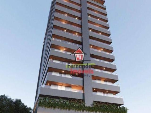 Apartamento pronto para morar com 2 suítes à venda, 77 m² por R$626.000 Canto do Forte Praia Grand