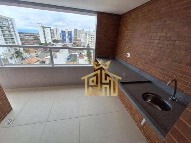Apartamento com 2 dormitórios à venda, 72 m² por R$ 603.000,00 Vila Guilhermina Praia Grande/SP
