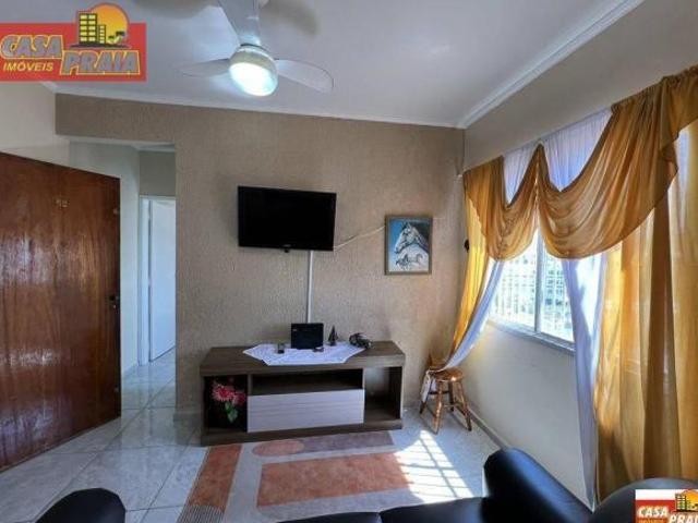 Apartamento Prédio em Frente a Praia com 1 dormitório, por R$ 250.000 Vila Atlântica Mongaguá/SP