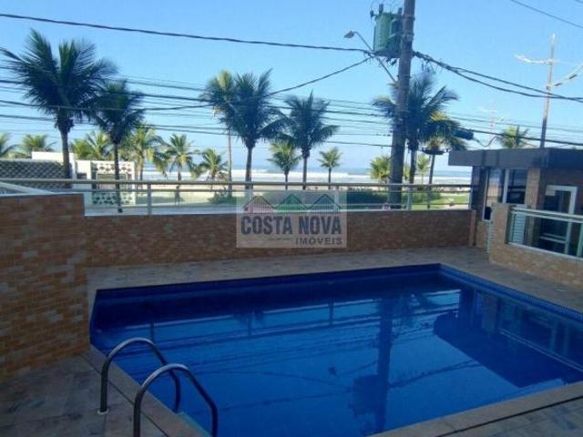 Apartamento Prédio Frente Mar com Vista mar lateral