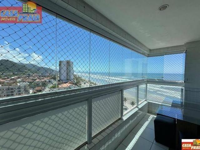 Apartamento Prédio Frente ao Mar com Lazer Completo e 2 quartos, 70 m² por R$ 425.000 Vila Atlânti