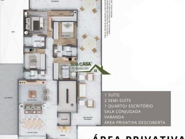Apartamento Privativa 3 Vagas Paralelas Bairro Castelo