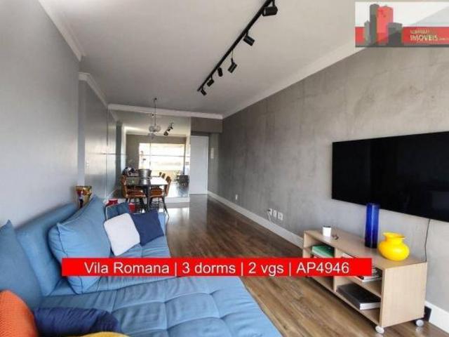R. Coriolano, 1474 Vila Romana, 3 dorms, 87m², vagas fixas, Cond. Pallazzo Giardino