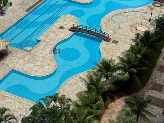 Apartamento Reformado, 3 quartos, Acqua Play, Santos, vista piscina