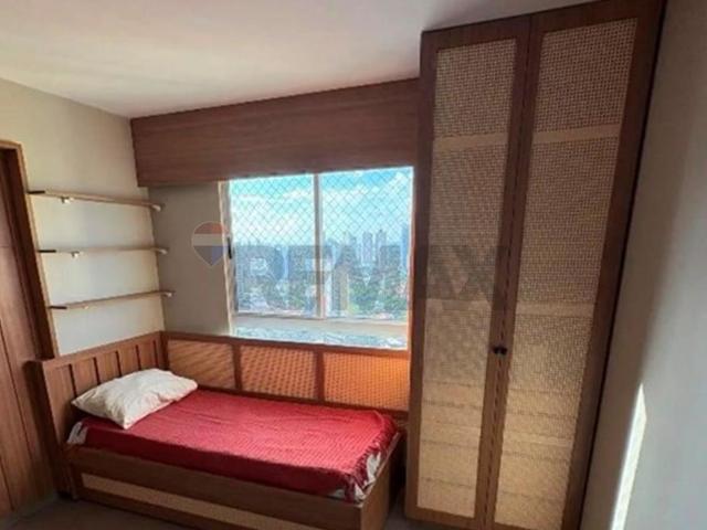 Apartamento Reformado 100% Mobiliado | 3 Quartos + Escritório | 97m² | Ponta Negra