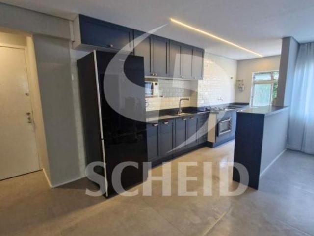 Apartamento reformado, 46 m2 1 dormitório, 1 vaga, 1 banheiro, portaria 24 hs
