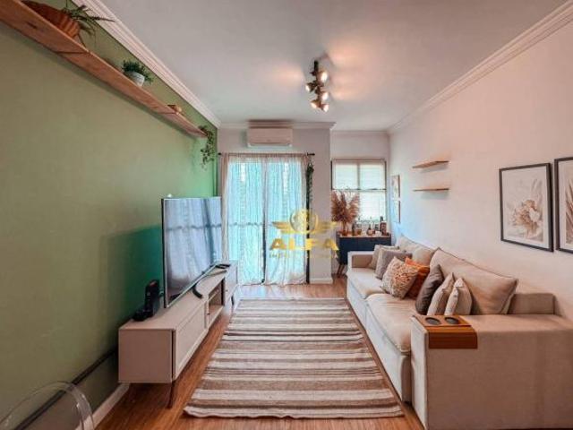 Apartamento Reformado com Sacada à Venda na Praia do Tombo com Lazer Completo – Alfa Imóveis Guarujá