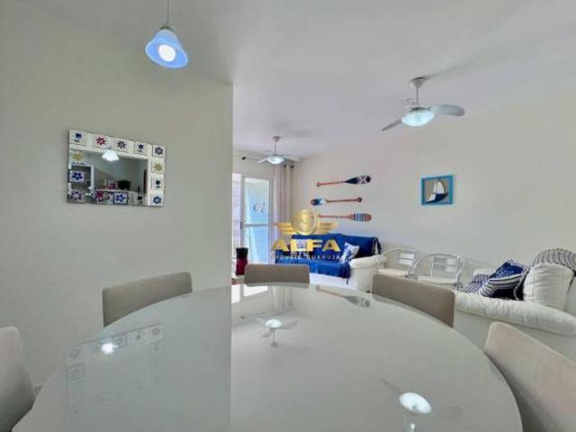 Apartamento reformado com sacada e lazer na Praia do Tombo – Alfa Imóveis Guarujá