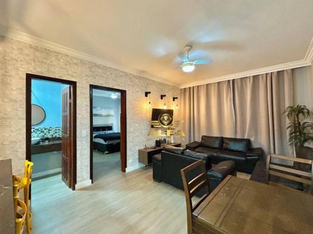 Apartamento Reformado com 1 Suíte à Venda na Praia da Enseada – Alfa Imóveis Guarujá