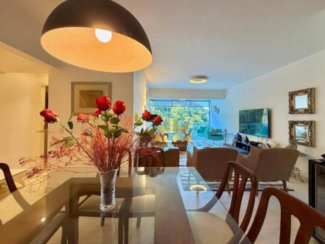 Apartamento reformado com 4 suítes e vista mar na Praia das Pitangueiras – Alfa Imóveis Guarujá