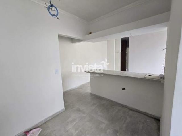 Apartamento reformado à venda no Embaré – Santos | Porteira fechada | Quadra da praia | 1 suíte | Va