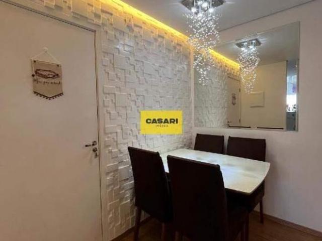 Apartamento reformado de 50m² com 2 quartos à venda em Santo André – Móveis planejados e condomínio