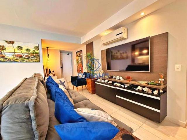 APARTAMENTO REFORMADO EM PRÉDIO NOVO COM SACADA GOURMET NA PRAIA DE PITANGUEIRAS