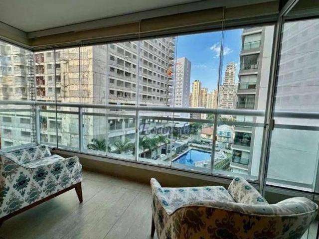 Apartamento Reformado Mobiliado 2 suítes Varanda 3 vagas Vila Olímpia/Itaim SP