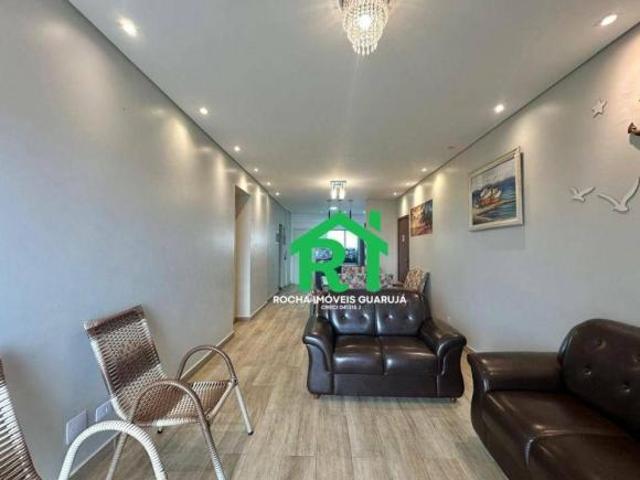 Apartamento reformado, vista mar com 2 quartos, 1 vaga, lazer à venda em Pitangueiras, Guarujá