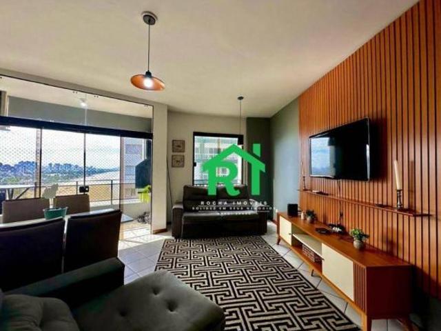 Apartamento reformado, vista mar, 3 dormitórios 1 suíte, 1 vaga, Pitangueiras, Guarujá/SP