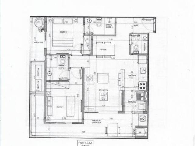APARTAMENTO REPASSE COM 2 SUÍTES NO ITAGUÁ