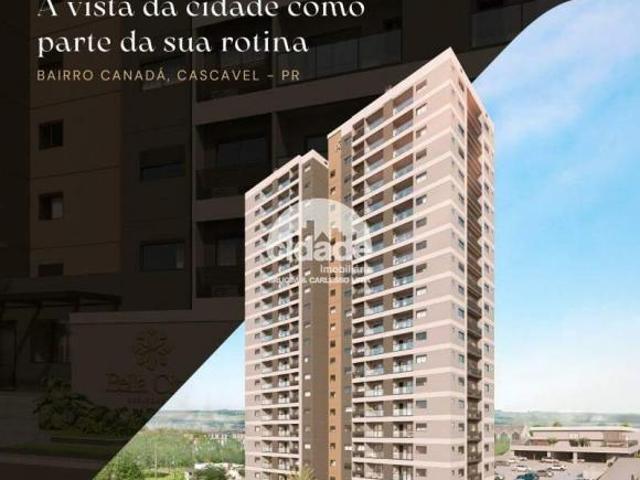 Apartamento residencial 1 suíte com 1 vaga no Bairro Canadá, Cascavel/PR